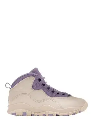 JORDAN 10 Retro Sneakers - Chalk/wild Grape/hydrangeas