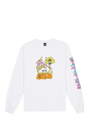BRAIN DEAD Packing Up Long Sleeve Shirt - White