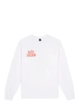 BRAIN DEAD Judgement Long Sleeve T-shirt - White