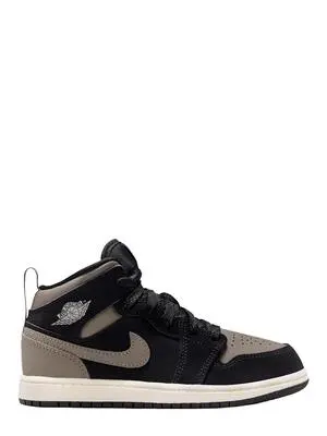 JORDAN 1 Mid Se Sneakers - Black/light Wild Mango/muslin