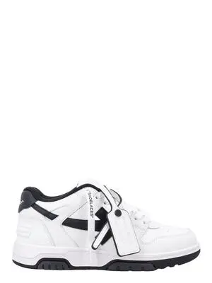 Off-White Out Of Office Ooo Low Top Sneakers - White Black