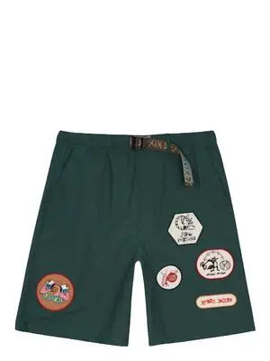 BRAIN DEAD Nylon Baggy Climber Short - Forest Green