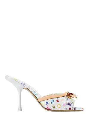 LOUIS VUITTON Takashi Murakami 6am Mule - White