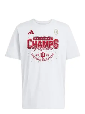 Adidas Indiana Hoosiers Nationals Champions Perfection Tee - White / Multi
