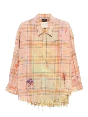 R13 Plaid-pattern Shirt - Neutrals