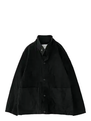 Studio Nicholson District Crinkle Patch-pockets Jacket - Black