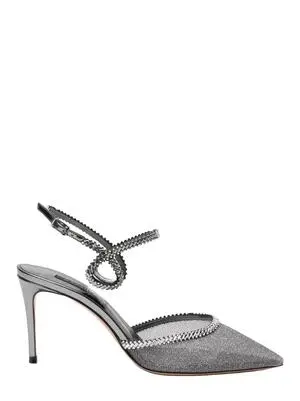 Casadei Josephine Slingback Pumps - Grey