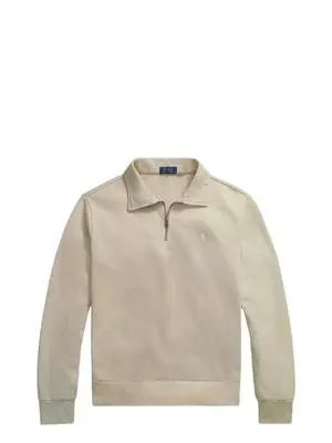 Polo Ralph Lauren Quarter-zip Cotton Sweatshirt - Neutrals
