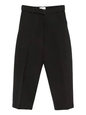 Studio Nicholson Belted Trousers - Black