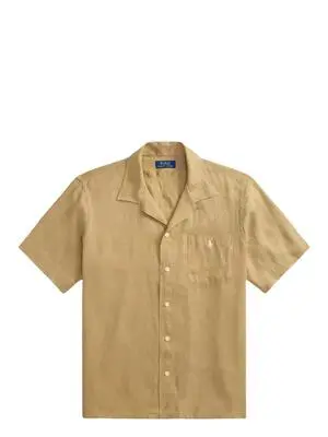 Polo Ralph Lauren Embroidered Linen Shirt - Neutrals