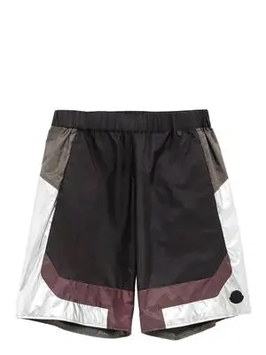 Moncler Colourblock Shorts - Black
