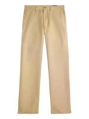 Polo Ralph Lauren Embroidered Chino Trousers - Neutrals