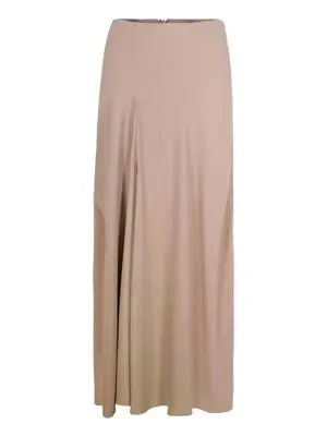 P.a.r.o.s.h Draped Maxi Skirt - Neutrals
