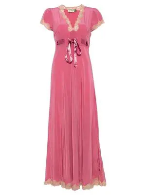 Rixo Marlice Maxi Dress - Pink