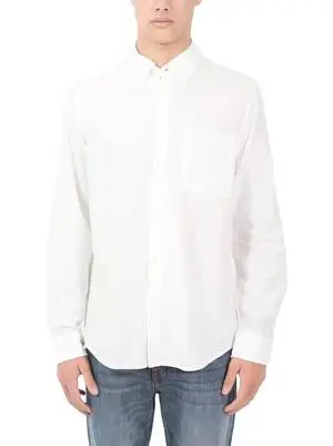Nn07 Arnebd Pocket Cotton Shirt - White