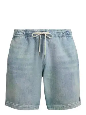 Polo Ralph Lauren Drawstring Denim Shorts - Blue