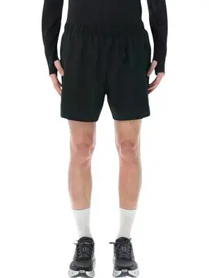 Nike Logo-detail Shorts - Black