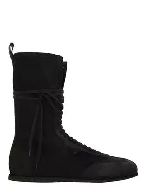 ANN DEMEULEMEESTER Lace-up Boots - Black