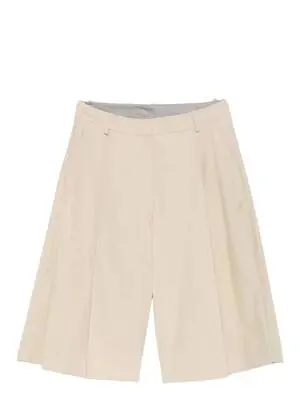 ALYSI Pleated Shorts - Neutrals