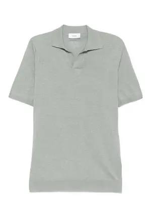 LARDINI Collared Short-sleeve T-shirt - Green