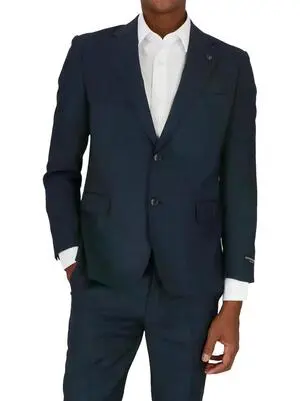 Scotch & Soda Plaid Suit - Blue
