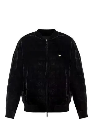 Emporio Armani Reversible Bomber Jacket - Black