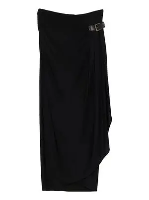 TOM FORD Buckle-detail Maxi Skirt - Black