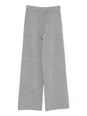 Max Mara Drawstring-waist Track Pants - Grey