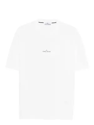 Stone Island Logo-print T-shirt - White