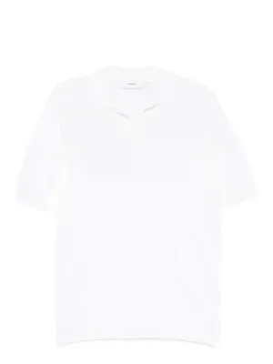 LARDINI V-neck T-shirt - White