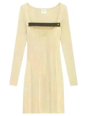 COURREGES Long-sleeve Dress - Neutrals