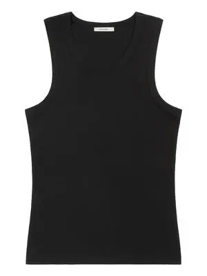 ENTIRE STUDIOS Rib Tank Top - Black