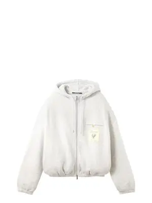 Jacquemus Le Torneo Cotton Hoodie - Gray
