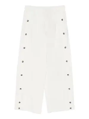 Tibi Studded Trousers - White
