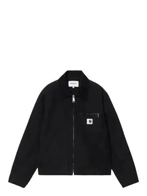 Carhartt Work In Progress Og Detroit Corduroy-collar Jacket - Black