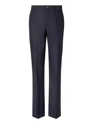 Fendi Logo-detail Trousers - Blue