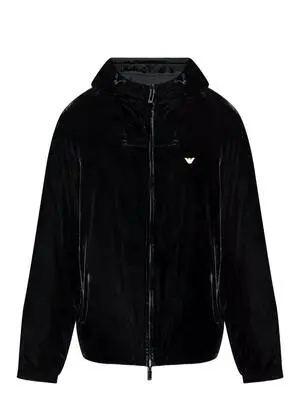 Emporio Armani Reversible Hooded Jacket - Black