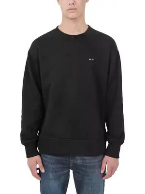 Nn07 Briggs Round-neck Sweatshirt - Black