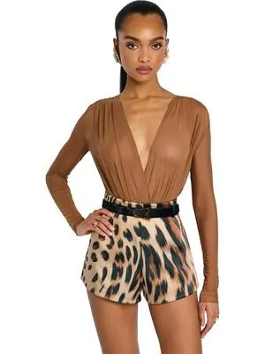 SEROYA Agnes Bodysuit - Butterscotch