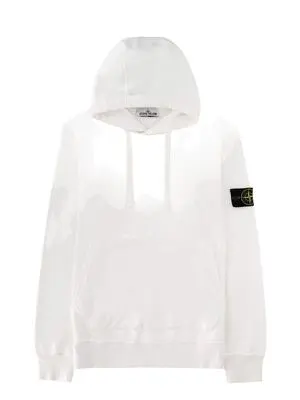 Stone Island Sweatshirt With Logo - White