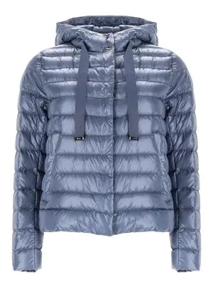 Herno Down Hooded Jacket - Azure