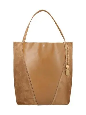 Chloé Spin Tote Bag - Brown