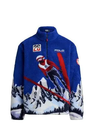 Polo Ralph Lauren Olympics Team Usa 2026 Pile Fleece Pullover - Sapphire Star