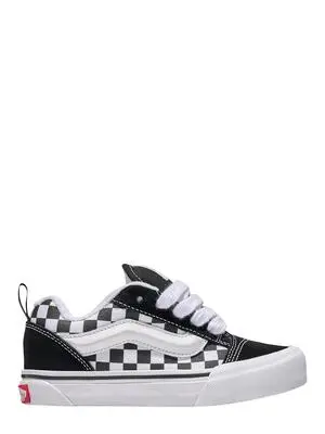 VANS Knu Skool Checkerboard Sneakers - Black/white