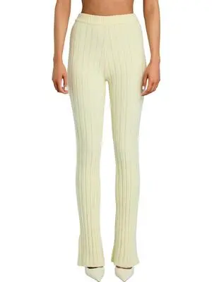 SEROYA Velira Knit Pant - Pastel Yellow