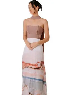 SAN MALO Bajareque Printed Maxi Dress