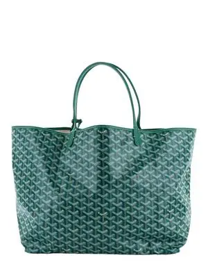 GOYARD Saint Louis Gm Tote Coated Canvas - Green