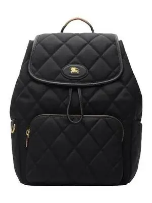 Burberry Horseshoe Backpack - Black