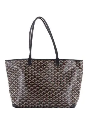 GOYARD Artois Tote Coated Canvas Mm - Black