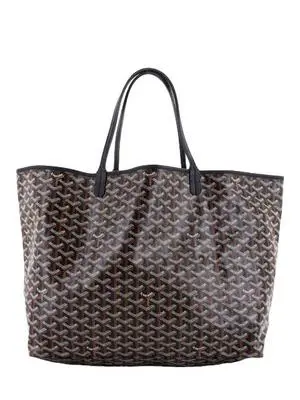 Goyard Saint Louis Tote Coated Canvas Gm Black
